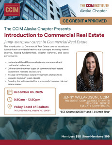 CCIM - Alaska - Meeting/Event Information